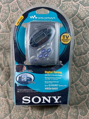 Vintage Sony WM-FX281 Walkman TV AM FM Weather Bands Cassette Player | eBay