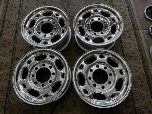 GM ORIGINALSet of 4 16" Polished Alloy Wheels 2000-2010 Silverado ...