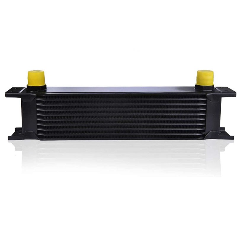 10 Row Oil Cooler, 10AN Stacked Plate Transmission Engine Cooler ...