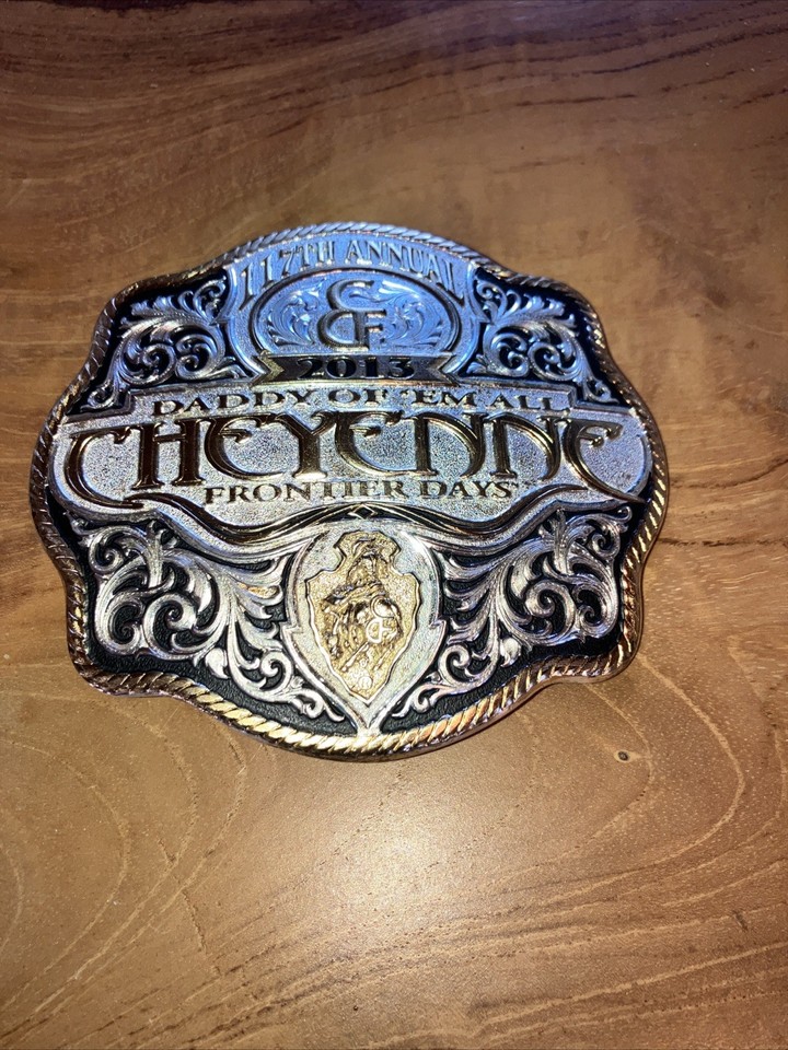 2013 Cheyenne Frontier Days Belt Buckle 117th Annual Montana ...