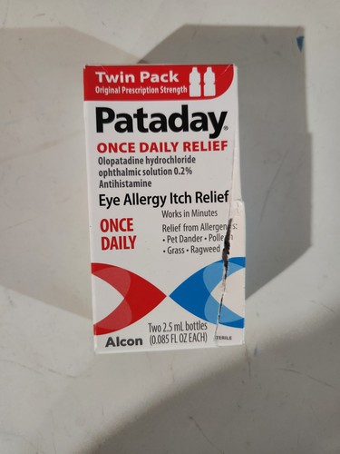 Pataday Original Strength 1x Daily Eye Allergy Relief 2x2.5ml EXP 7/26 ...