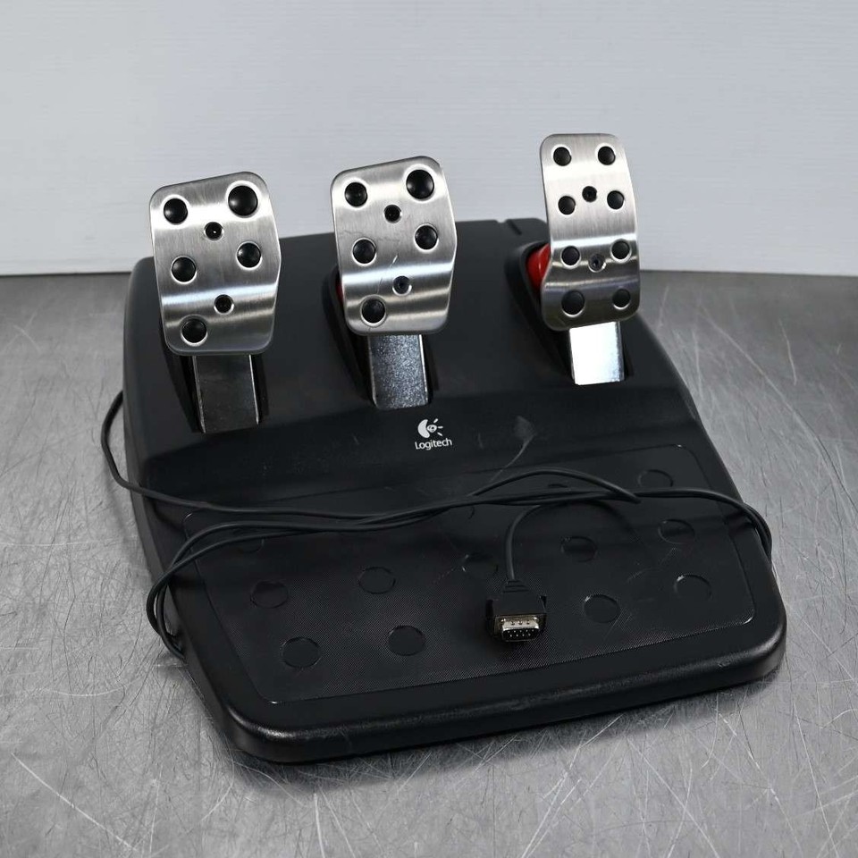 Logitech G27 Force Feedback Racing Wheel w/6-Speed Shifter/Pedals/Plantronics | eBay