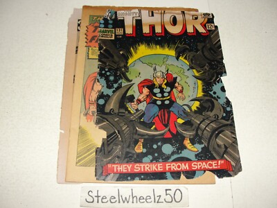 Mighty Thor #131 Comic Marvel 1966 1st Prt Jane Foster Odin Stan Lee ...