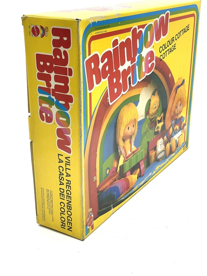 RAINBOW BRITE COLOR COTTAGE Hallmark Mattel New Old Stock Playset# QY ...