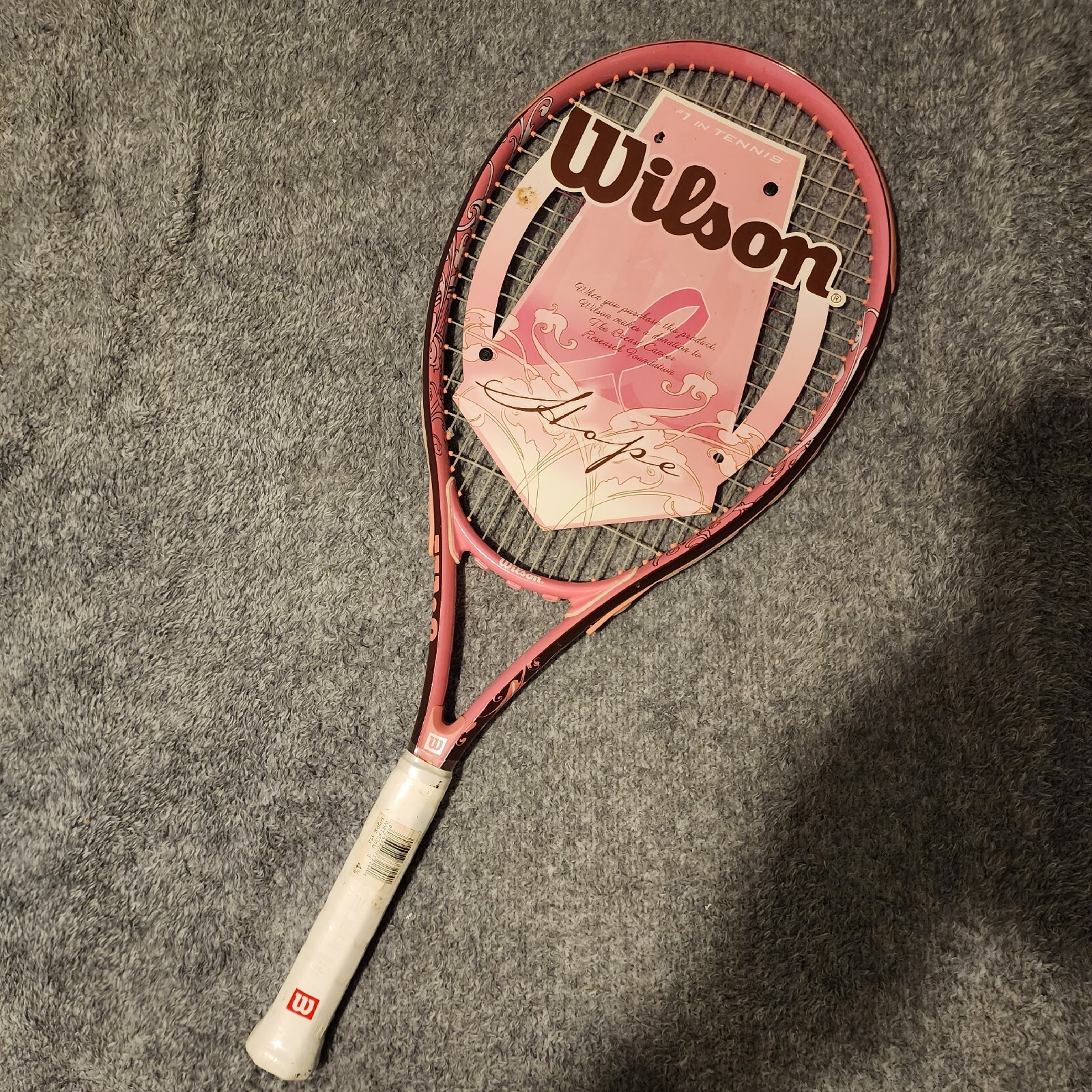 Tennis Racquet L2 (4 1/4) Wilson HOPE Breast Cancer Awareness Nano ...