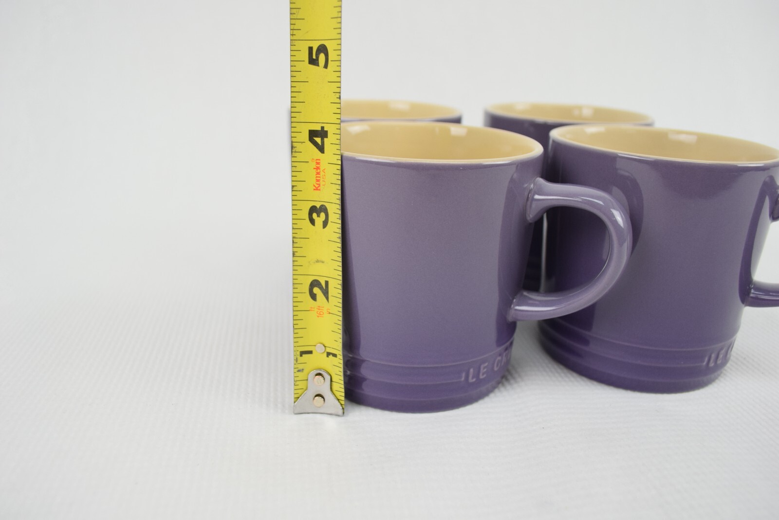 LE CREUSET Ultra Violet 350ml Coffee Mug Purple Set of 4 | eBay