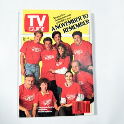 TV Guide November 3-9 1990 A November To Remember Cast Of Cheers No ...