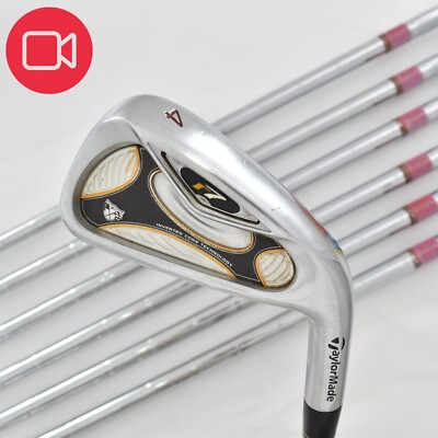 7pcs TaylorMade r7 TP Iron Set 4-5-6-7-8-9-P PW NS 950 Stiff RH Golf ...