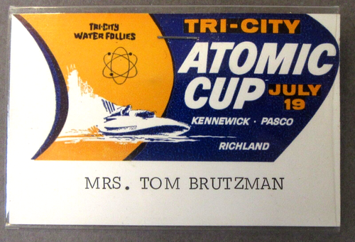 1970 ATOMIC CUP TRI-CITIES PASS Hydroplane boat racing 0 | eBay