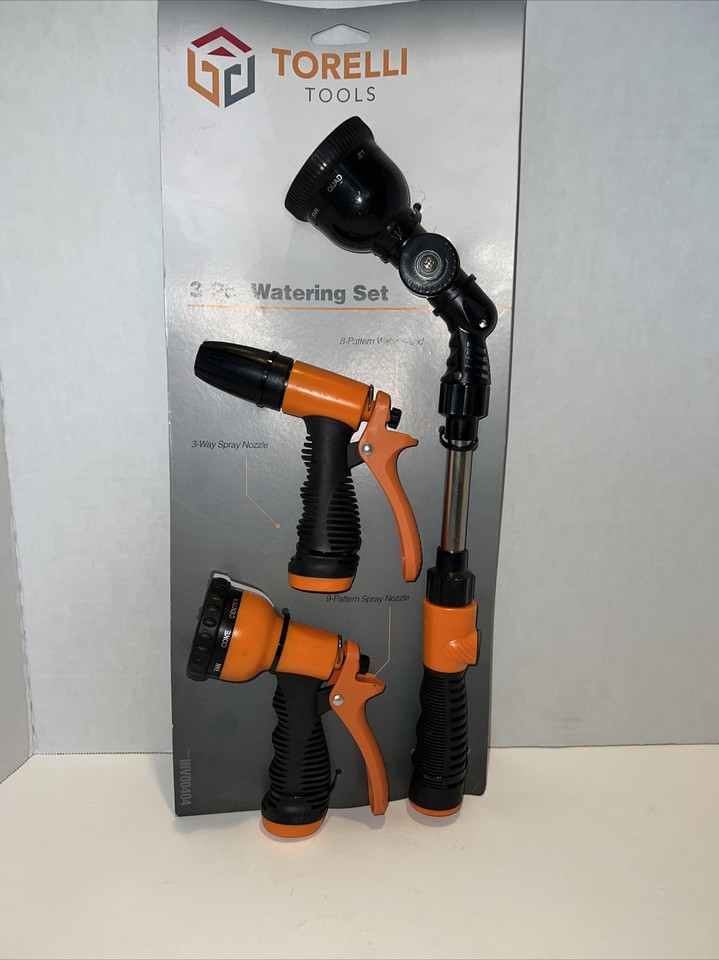 Torelli Tools 3pc. Watering Set-New water wand &2 nozzle sprayers~*FAST ...