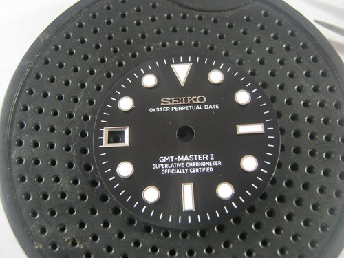 28.5MM New Dial for SEIKO Lefty GMT Movement NH34 NH35 7s26 Blue Lume ...