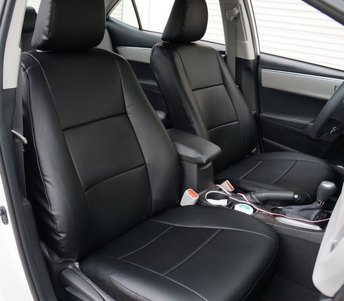 IGGEE TOYOTA 4RUNNER 2003-2009 CUSTOM FIT 2 FRONT LEATHERETTE SEAT ...