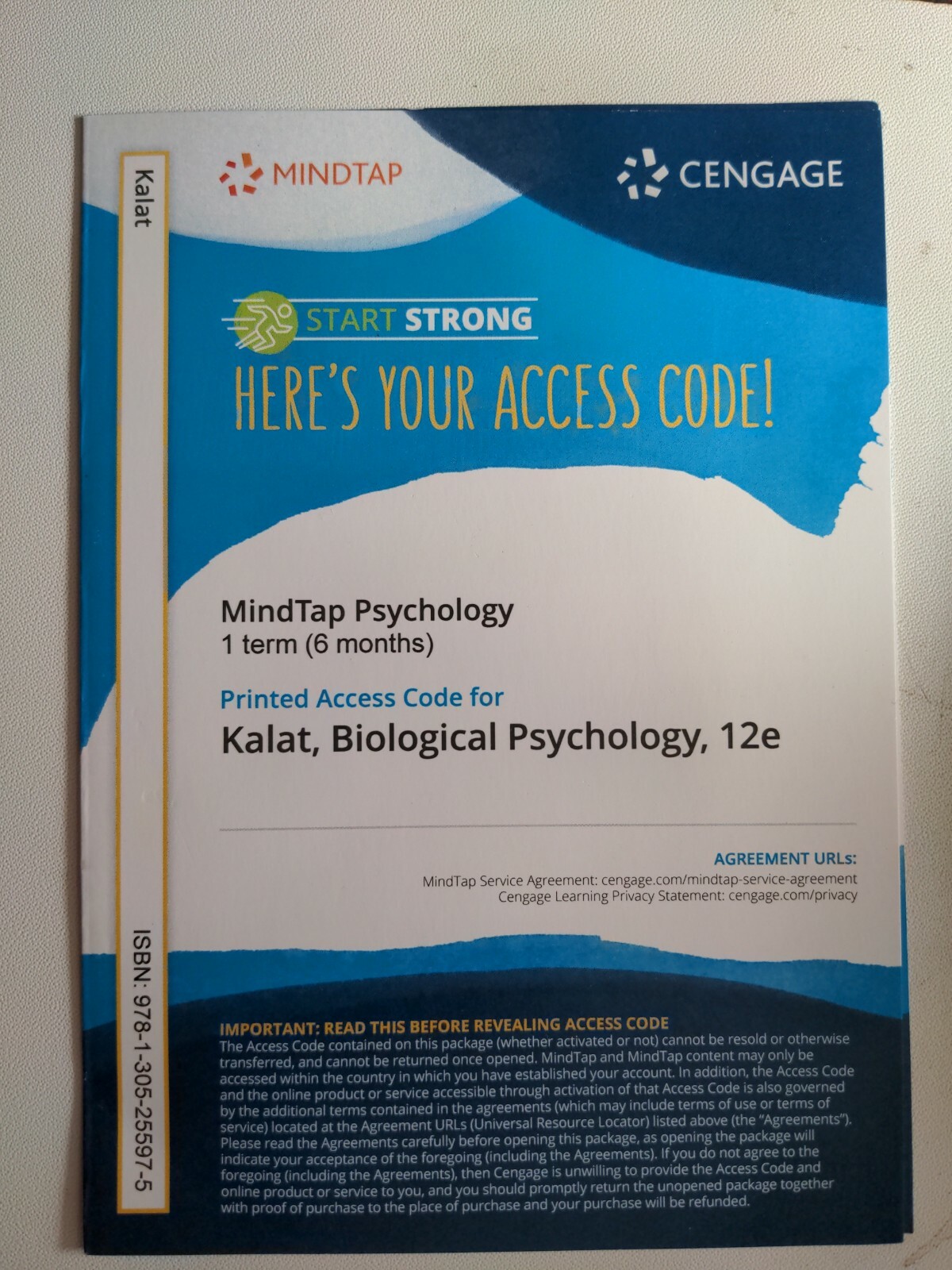Mindtap Course List Ser.: MindTap Psychology, 1 Term (6 Months) Printed ...