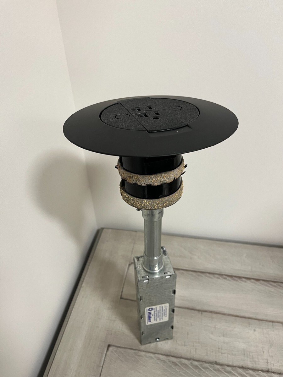 Walker Floor Boxes Concrete Walker 3" Flush Poke Thru Floor Electrical