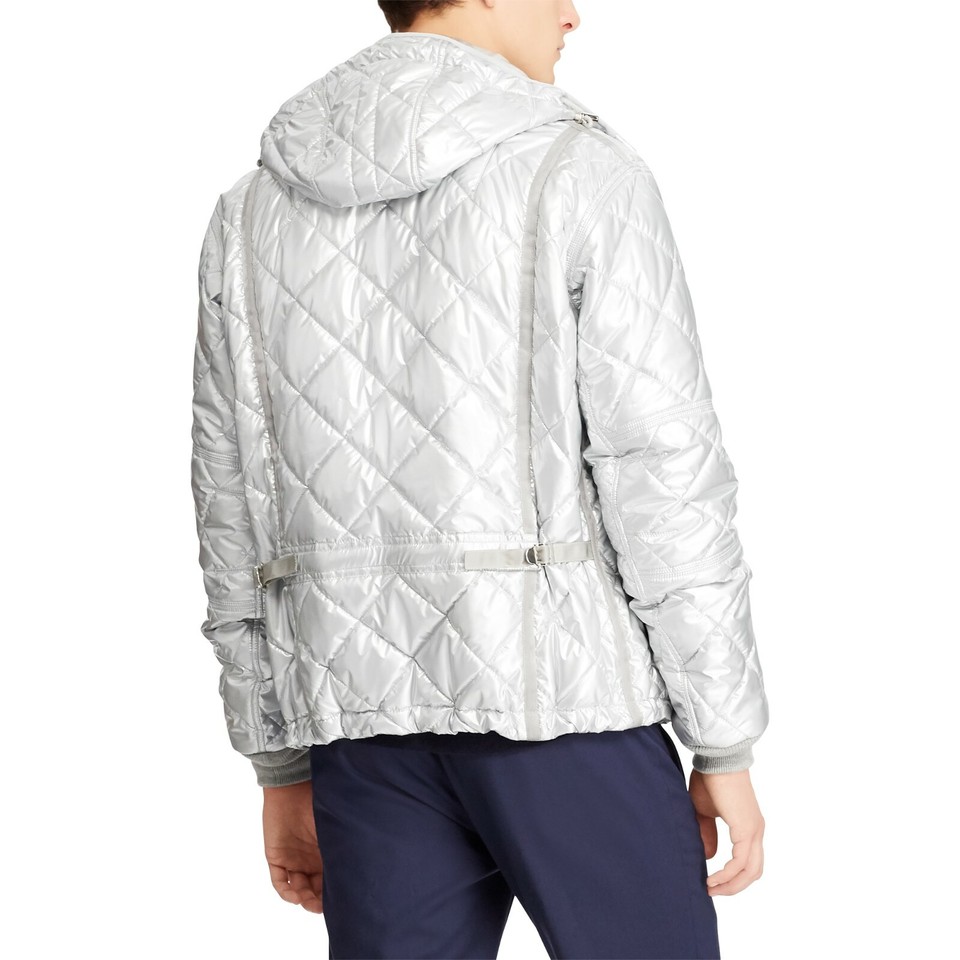 Polo Ralph Lauren Purple Label RLX Quilted Puffer Jacket Metallic ...