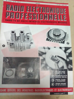 La Radio Electronique Professionnelle N° 283 de mai 1959 | eBay