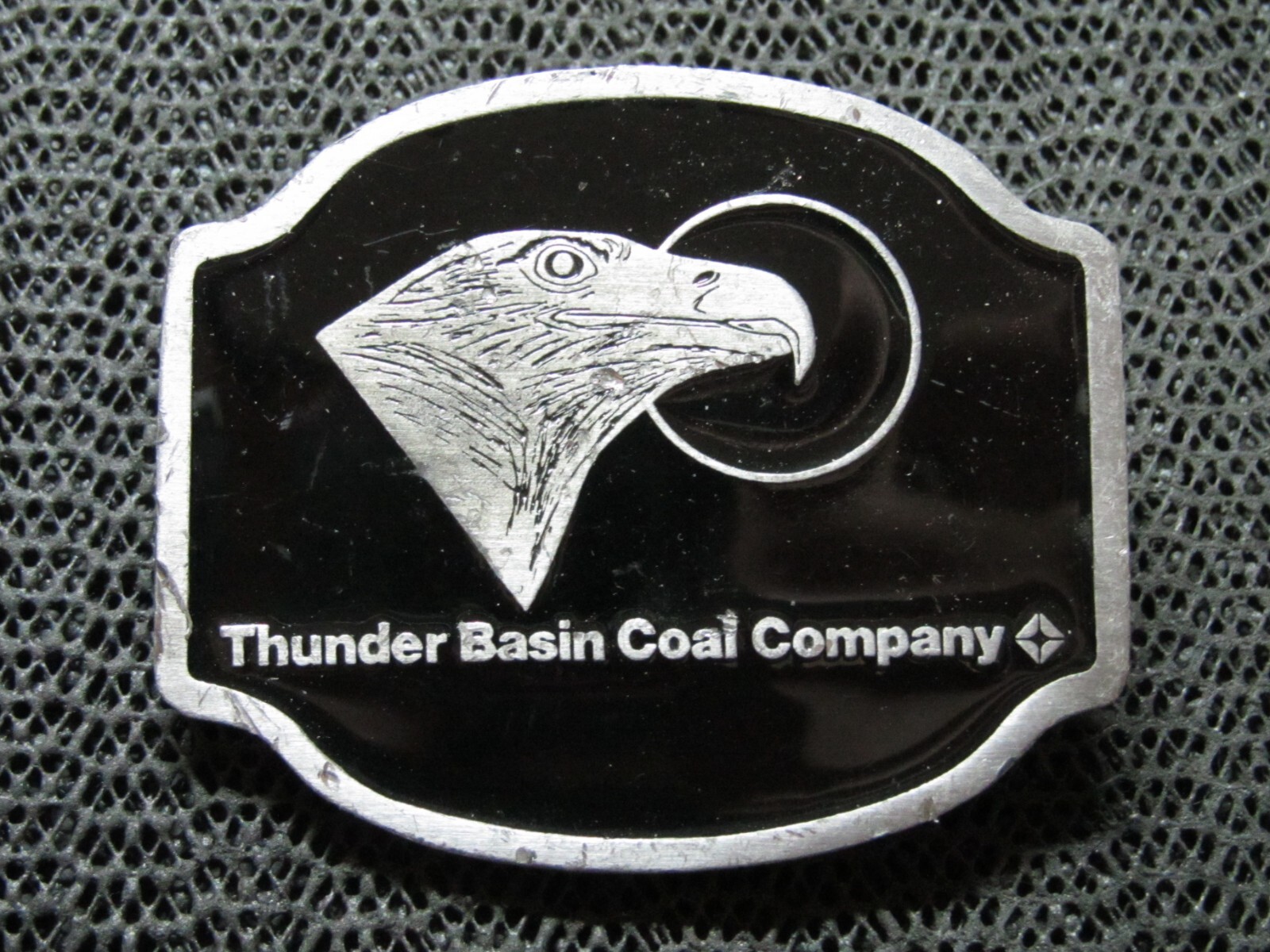 THUNDER BASIN COAL COMPANY EAGLE LOGO BELT BUCKLE! VI… - Gem