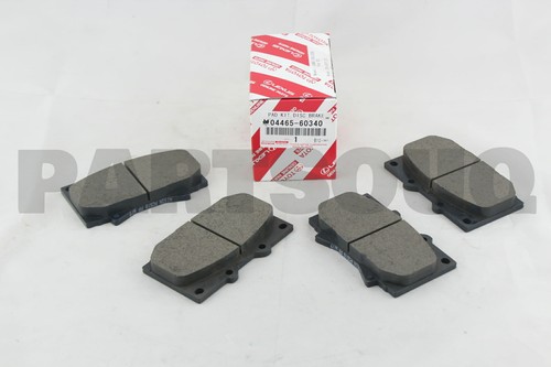 0446560340 Genuine Toyota PAD KIT, DISC BRAKE, FRONT 04465-60340 | eBay
