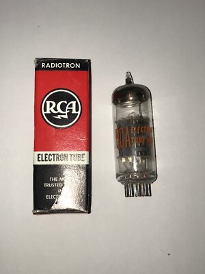 RCA 6GN8 Radio Stereo Amp Vintage Vacuum Tube Replacement NOS NIB ...