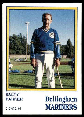 1987 International Sportscard Co Salty Parker Bellingham Mariners #28 ...