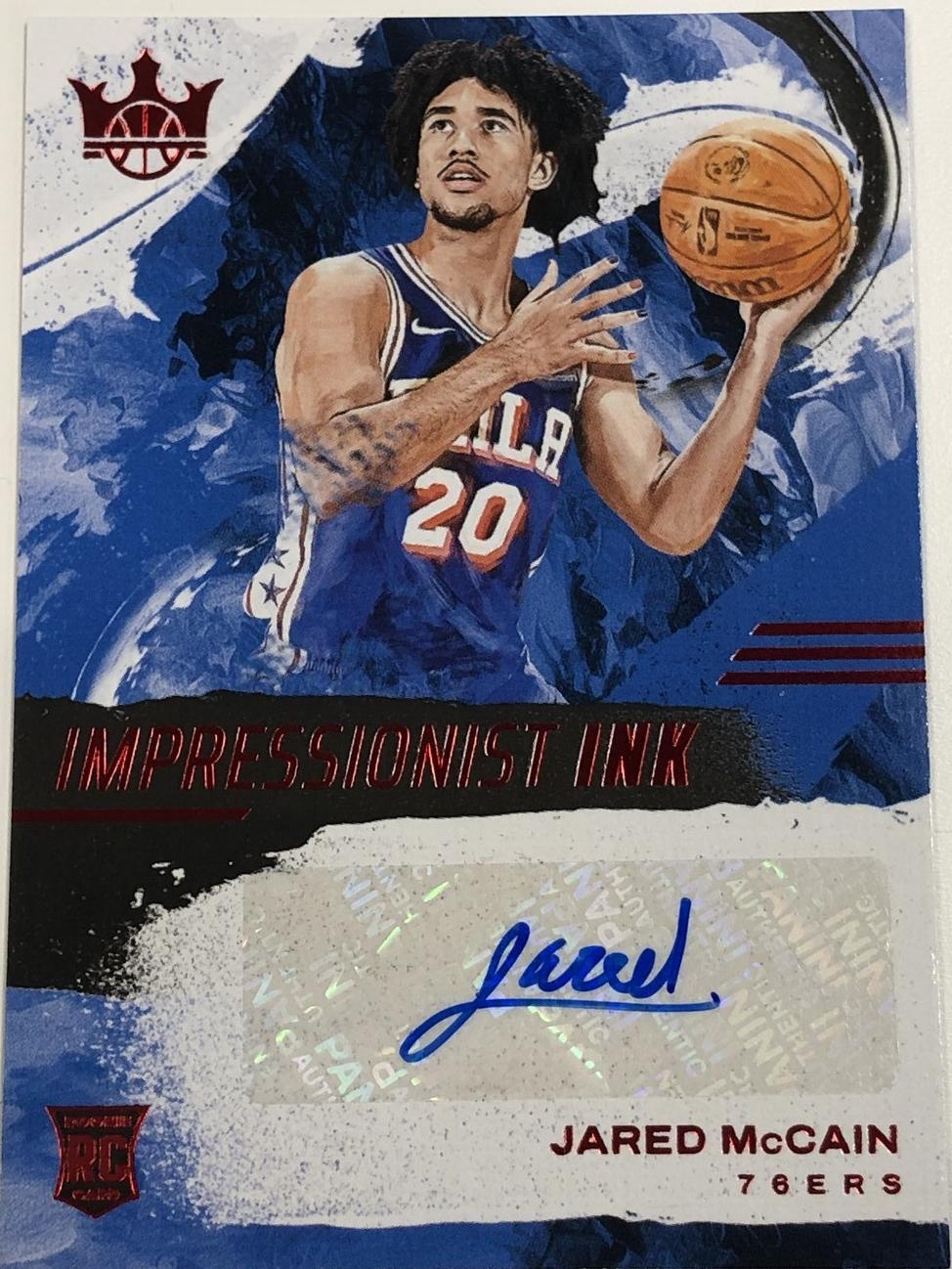 2024-25 Panini Court Kings - Impressionist Ink Jared McCain #II-JAR ...