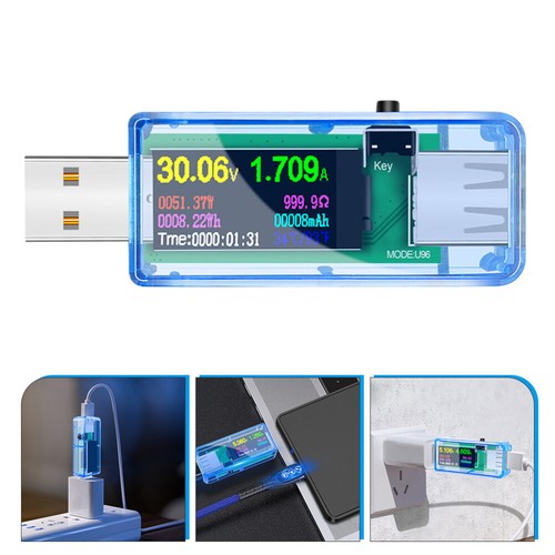 Temperature Volt Test Usb Voltage Meter Usb Meter Usb Power Meter | eBay