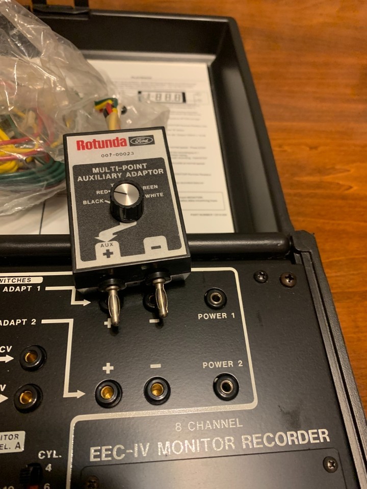 Ford Rotunda 007-00021 EEC-IV monitor recorder/ 007-00023 adapter | eBay