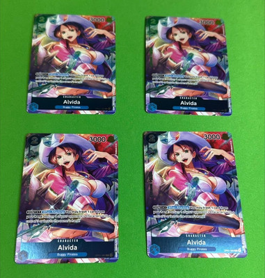 ALVIDA - One Piece TCG OP01-064 - PRE-ERRATA Box Topper - Romance Dawn ...