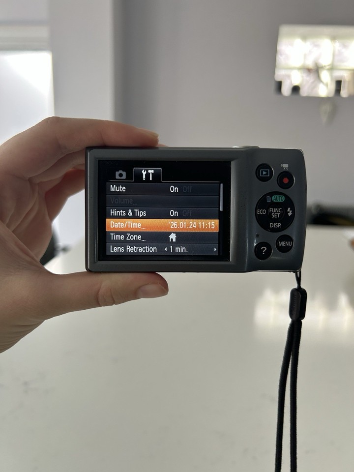 Grey Canon IXUS 165 Digital Camera, 32GB SD Card, Case + Battery (No ...