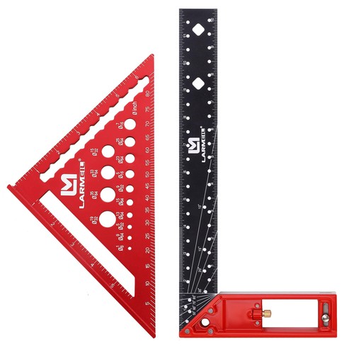 Rafter Square 7 Inch and Framing Square 12 Inch Carpenter Square Set ...