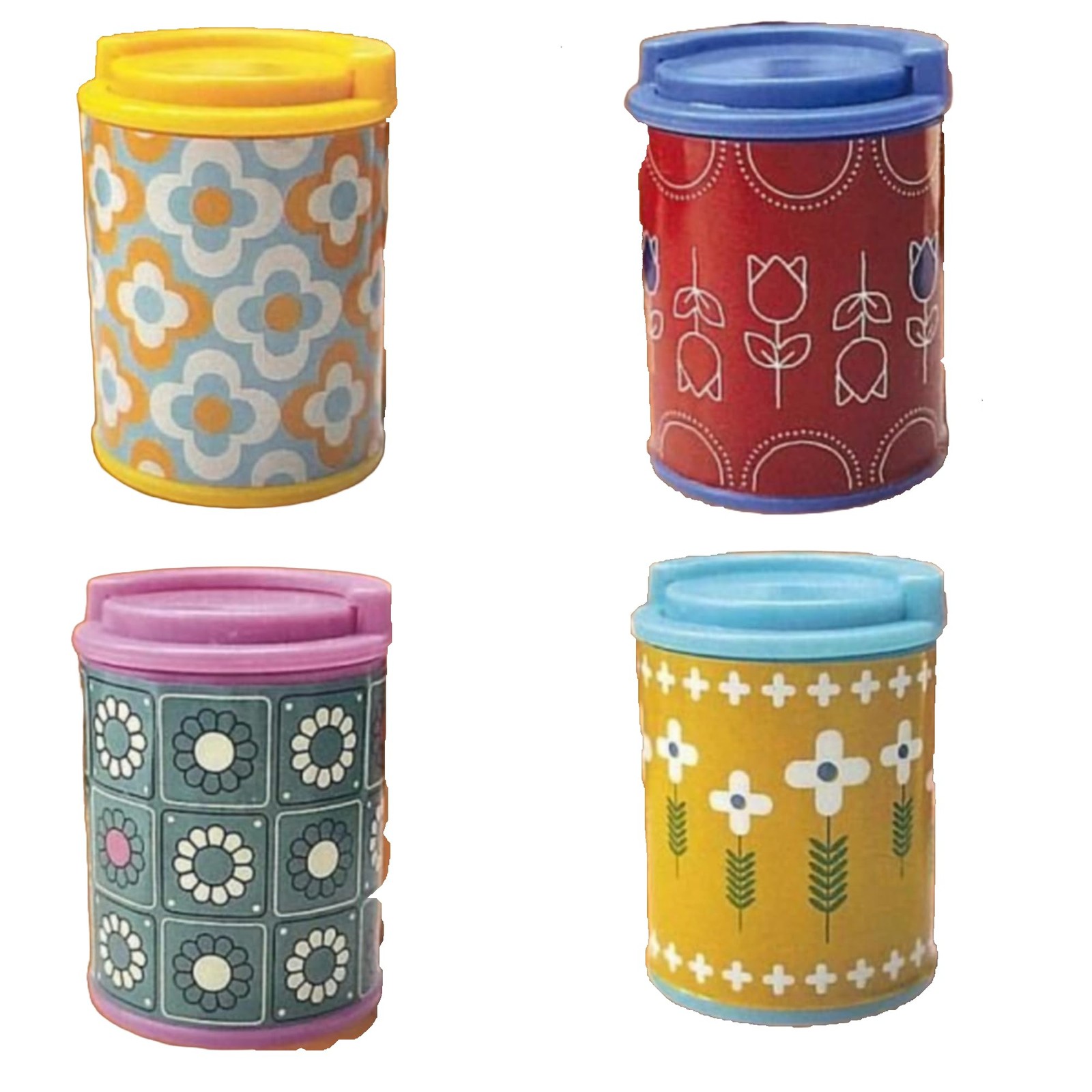 Retro Pattern Coin Case Full Set of 4 Complete Capsule Gashapon Toys | eBay