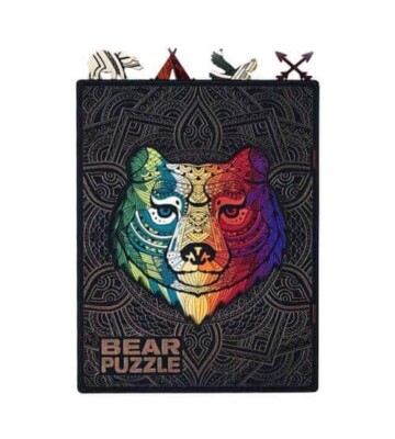 Bear 250 Piece Wooden Jigsaw Puzzle Geek Toys New | eBay