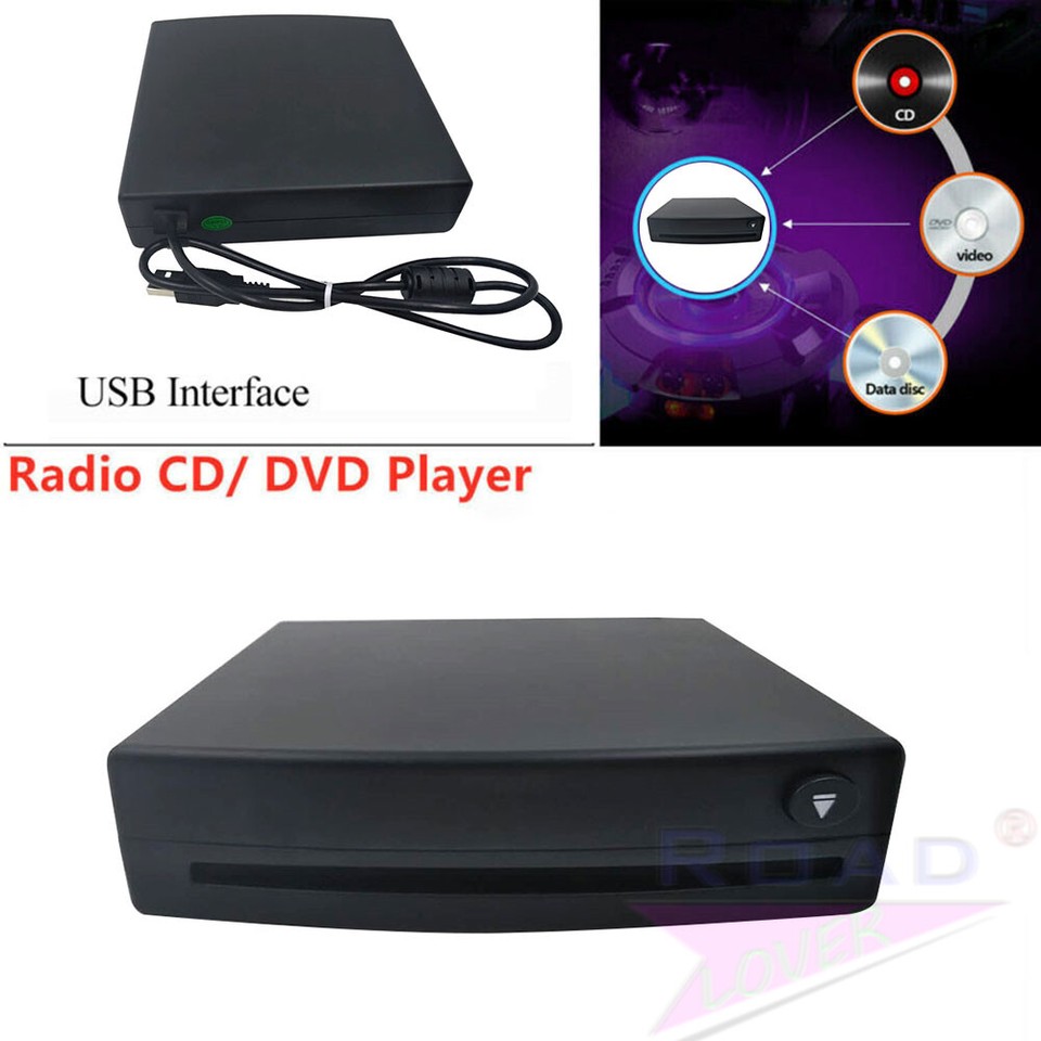 External Car CD Player DVD Loader for Android Car Stereo Radio GPS ...