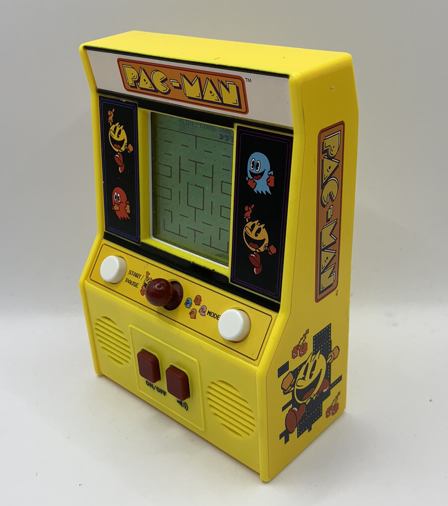 Pac-Man Mini Arcade Game Bandai Namco 09521 Miniature Pacman - Tested ...