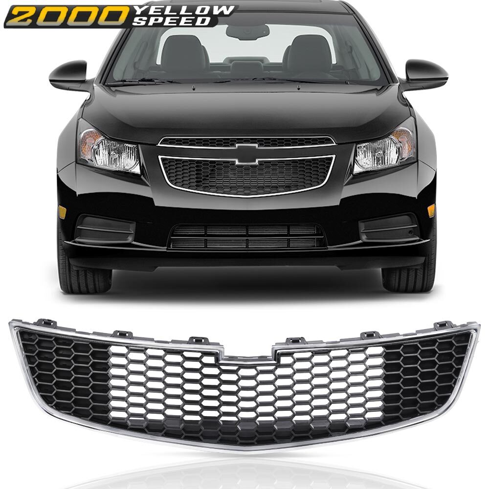 Fit For 2011-2014 Chevrolet Cruze Front Bumper Bottom Grille Middle ...