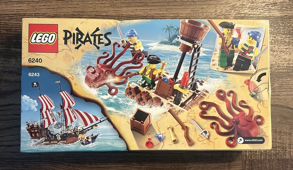 Brand New LEGO 6240 Set Pirates - Kraken Attackin' 2009 Sealed Look ...