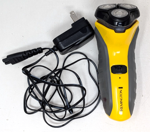 Remington R27A PA-0505N Yellow Rechargeable WETech Mens Cordless Rotary ...