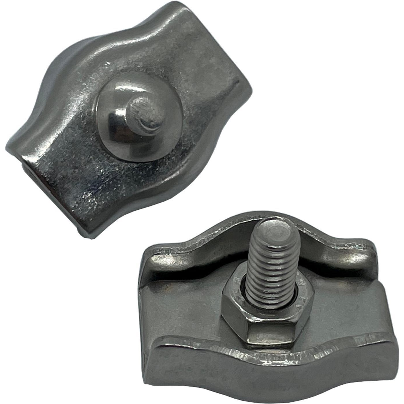 Wire rope clamp Simplex Stainless steel V4A 316 4mm Rope clamp Wire ...