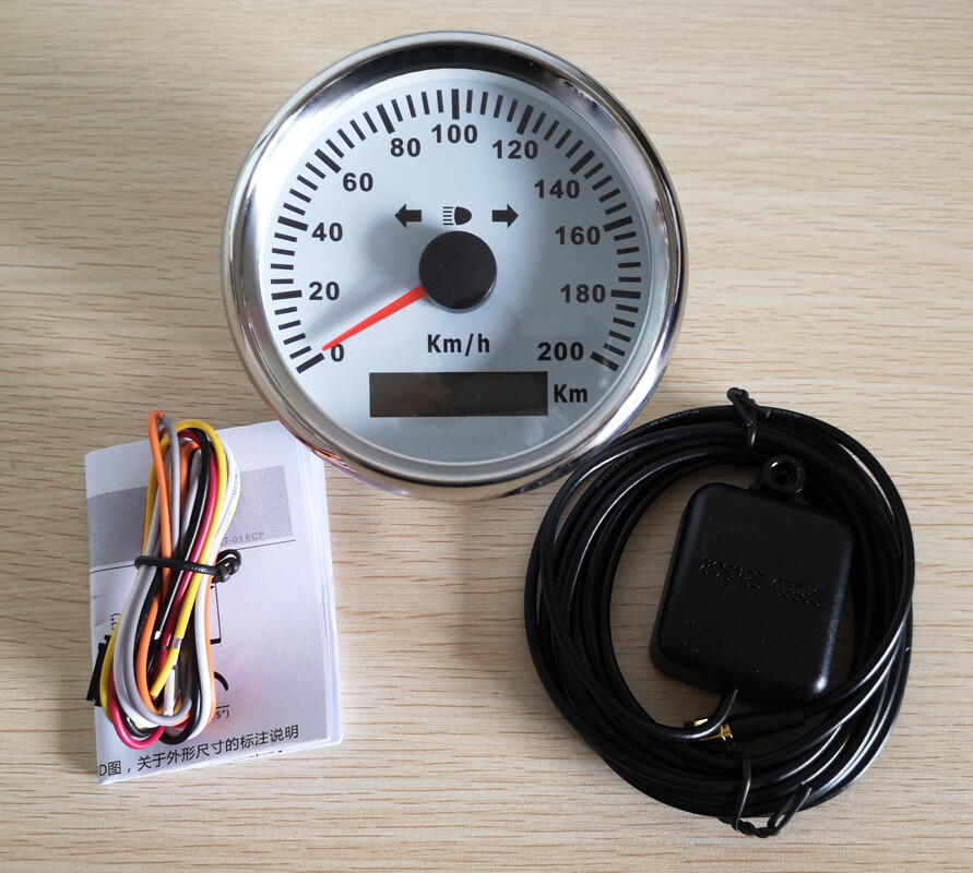6 Gauge set with Senders 200KM/H Speedo Tachometer Fuel Volts Oil ...