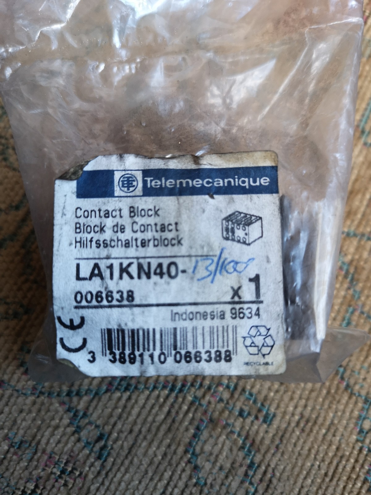 Telemecanique Contact Block LA1KN40 | eBay