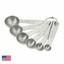 6pcs Stainless Steel Measuring Spoons Silver Kitchen Food Baking Tools ...