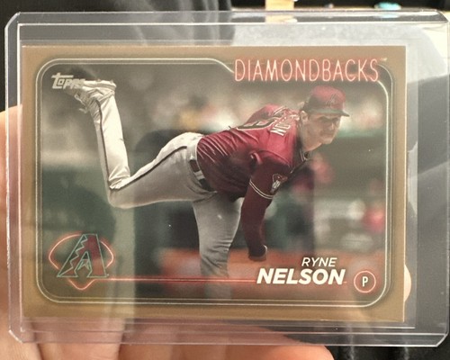 RYNE NELSON 2024 TOPPS SERIES 1 GOLD BORDER 0132/2024 | eBay