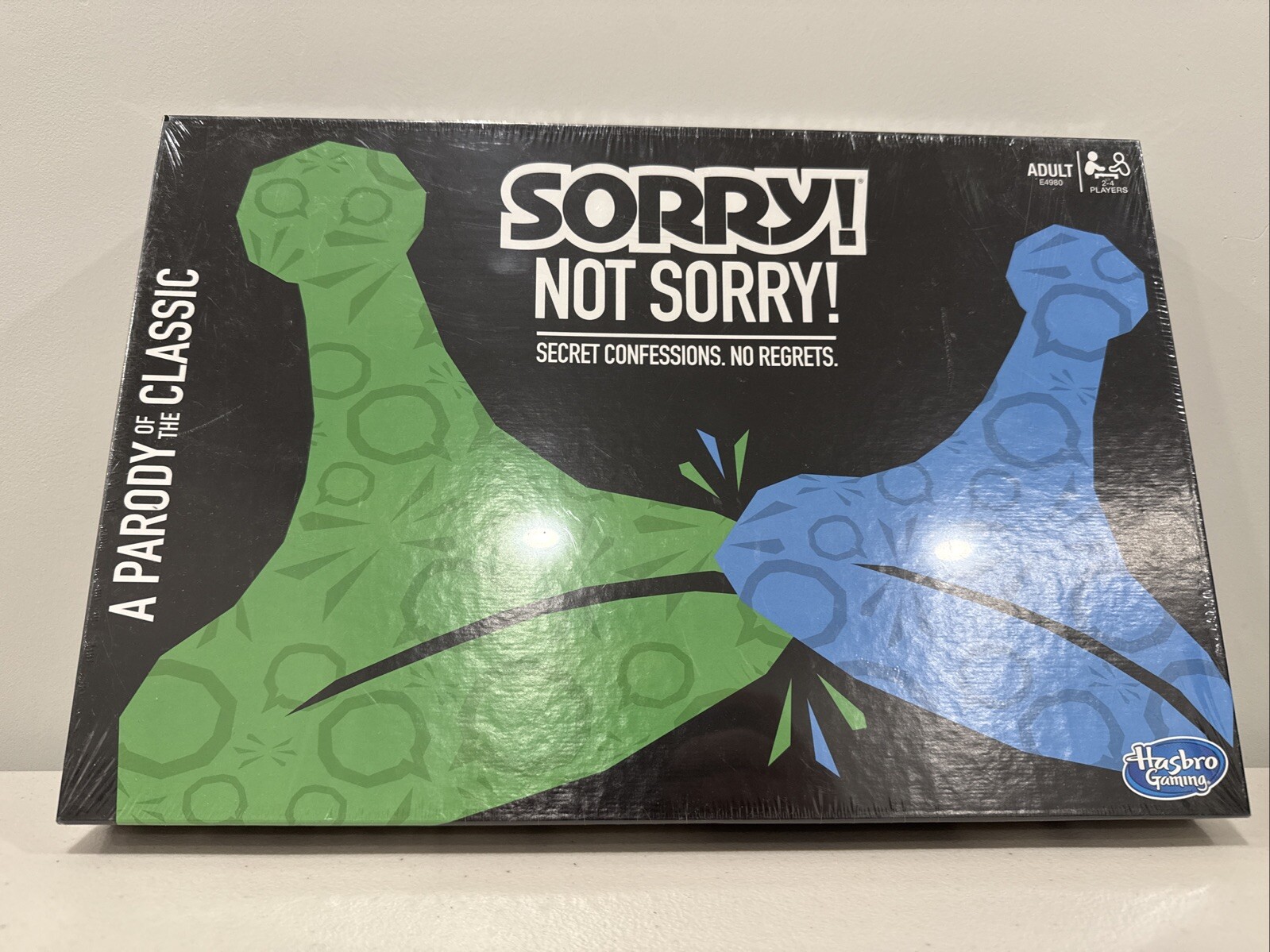 Hasbro Sorry Not Sorry Adult Board Game 2-4 Players Made In USA ...