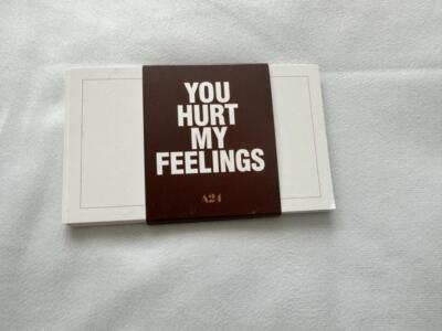 YOU HURT MY FEELINGS Note Cards Original Promotional Item. BRAND NEW ...