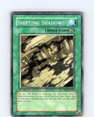 Yu-Gi-Oh TCG Shifting Shadows SD7-EN025 1st Edition Common Card Played ...