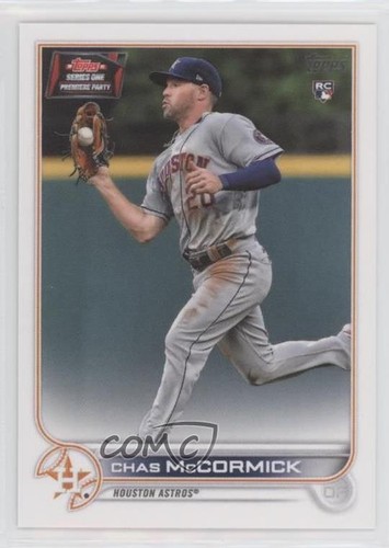 2022 Topps Series 1 2022 Topps Rip Party Chas McCormick #135 Rookie RC ...