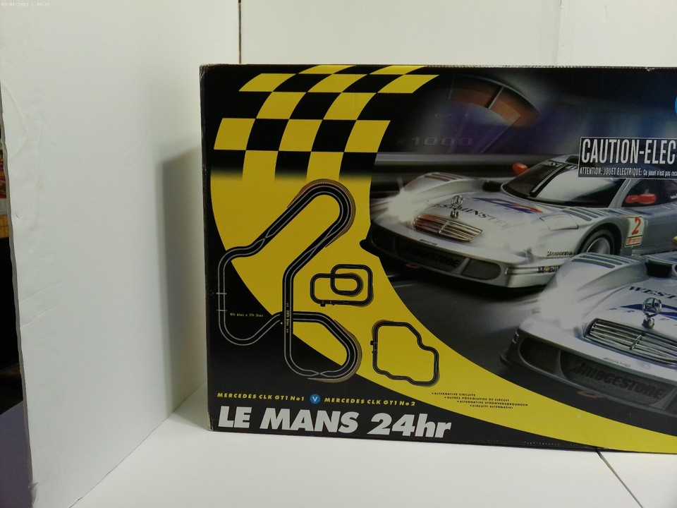 Scalextric 1/32 Le Mans 24 Hr. Mercedes CLK GT Slot Car Racing Set ...