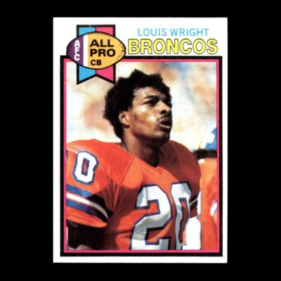 Louis Wright 1979 Topps Denver Broncos #340 R310I 2 | eBay