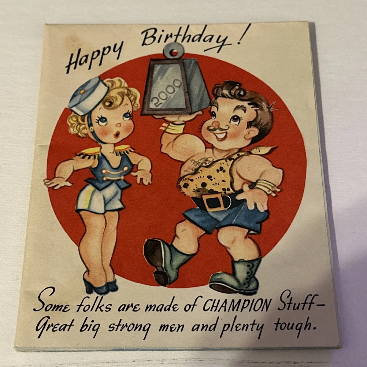 Vintage Pin Up Happy Birthday