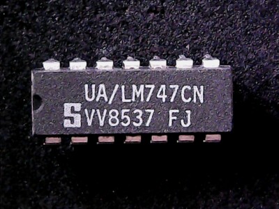 LM747CN - UA747CN Signetics Op Amp (DIP-14) GENUINE | eBay UK